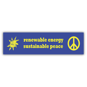 Renewable Energy – Bumper Sticker | 444 | Root Concepts